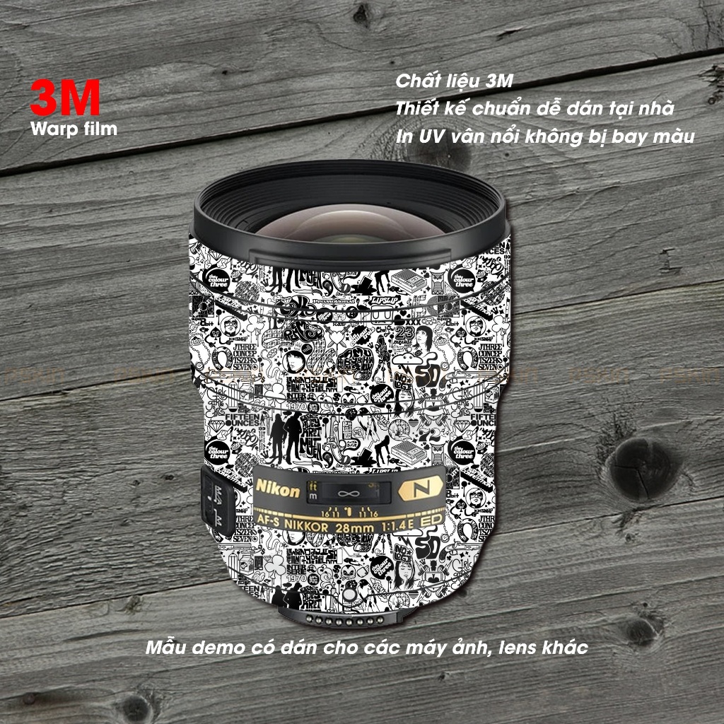 NIKON Skin Lens Camera Lens Stickers For Types Of Nokia 105mm, 18-35mm ...