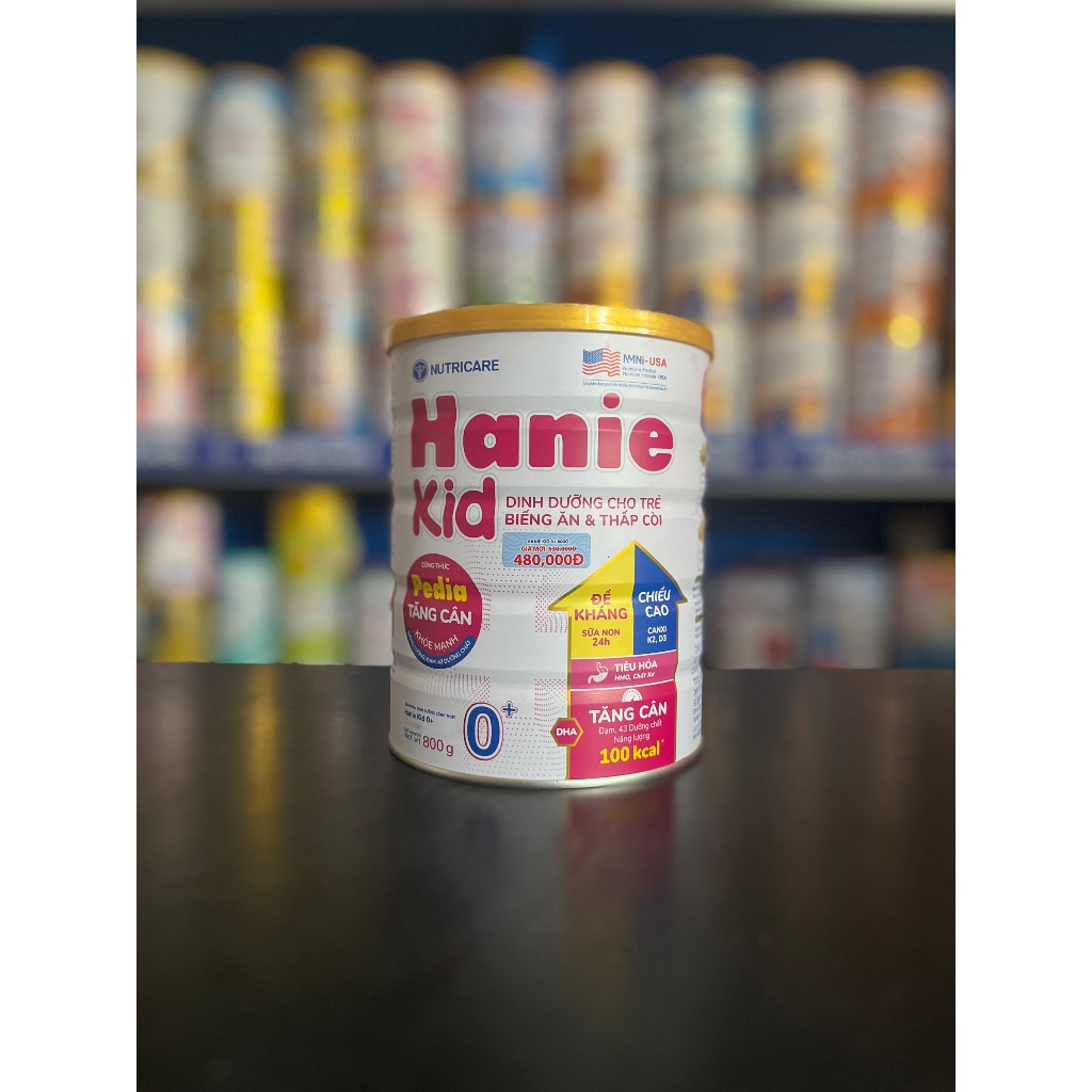 Nutricare HanieKid Pedia Powdered Milk No. 0+ Can 850g | Shopee Malaysia