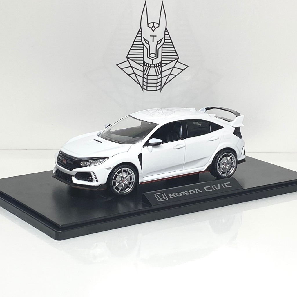 1/24 Metal Car Model HONDA CIVIC TYPE R Supercar Available with Stand ...