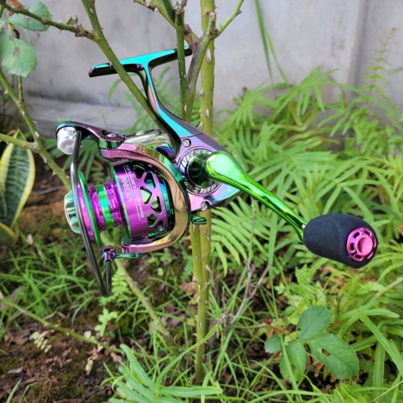 Vx titanium fishing reel, standing fishing reel size 3000 to 7000 ...