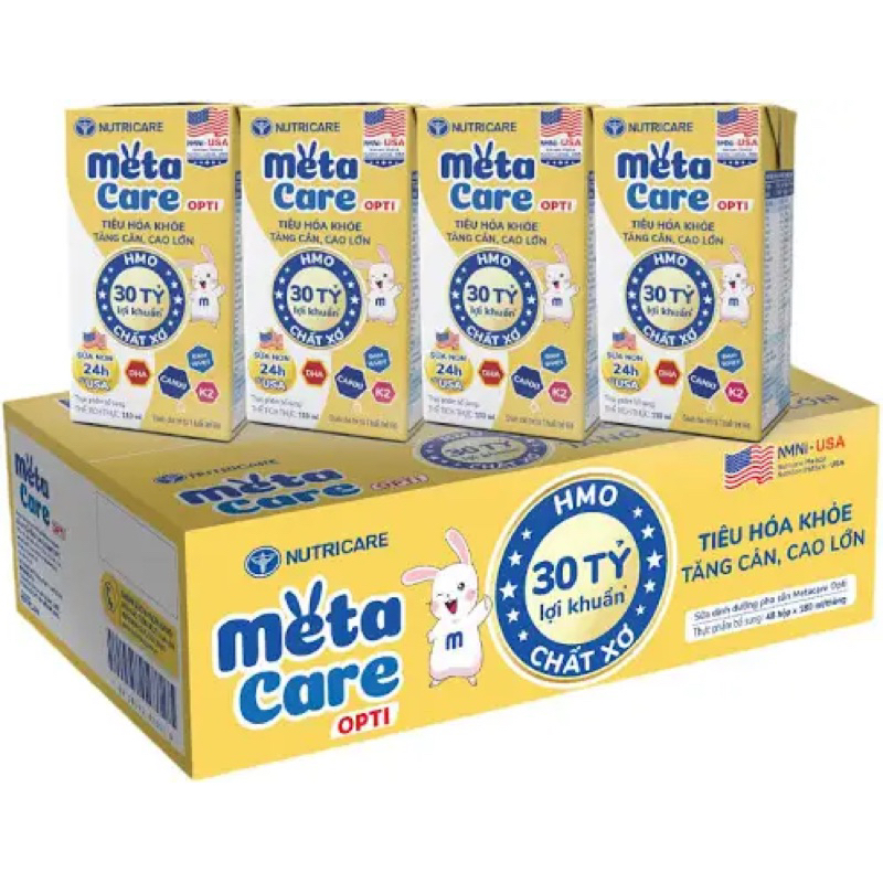 Nutricare Metacare opti Premium Gold Water-Based Milk Powder Box 110ml x 48 Boxes (New Model ...