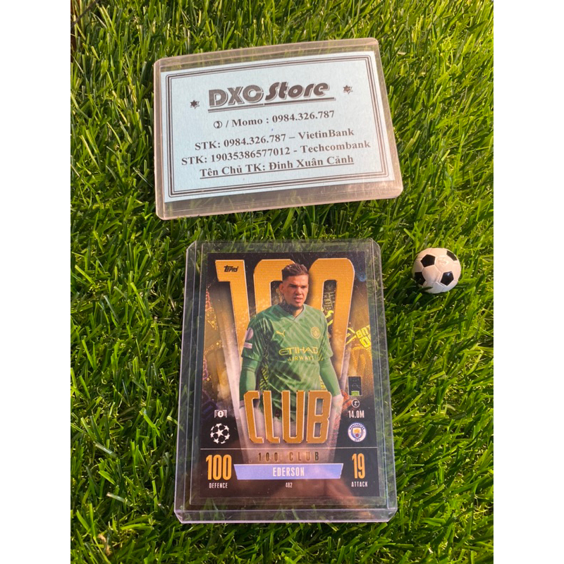 Retail Card - 100 CLUB - TOPPS MATCH ATTAX 2024 - EDERSON (MANCHESTER ...