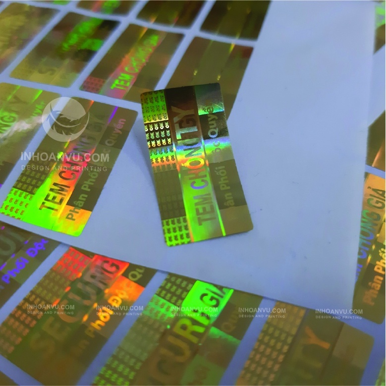 100 Anti-Counterfeit Security STAMPS, 7 COLORS OF HOLOGRAM CHEAP PRICE ...