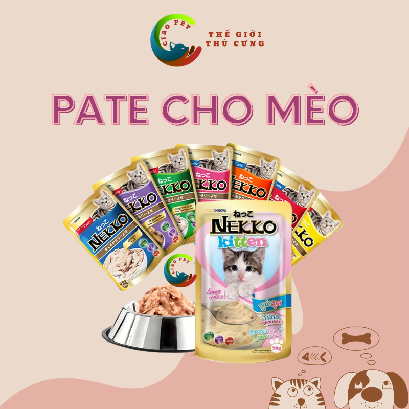 [Combo Of 12 packs] Nekko cat Pate in packet form _ Imported from ...