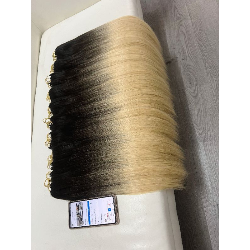 Balayage Feathers 60cm (Gold Bleaching) | Shopee Malaysia