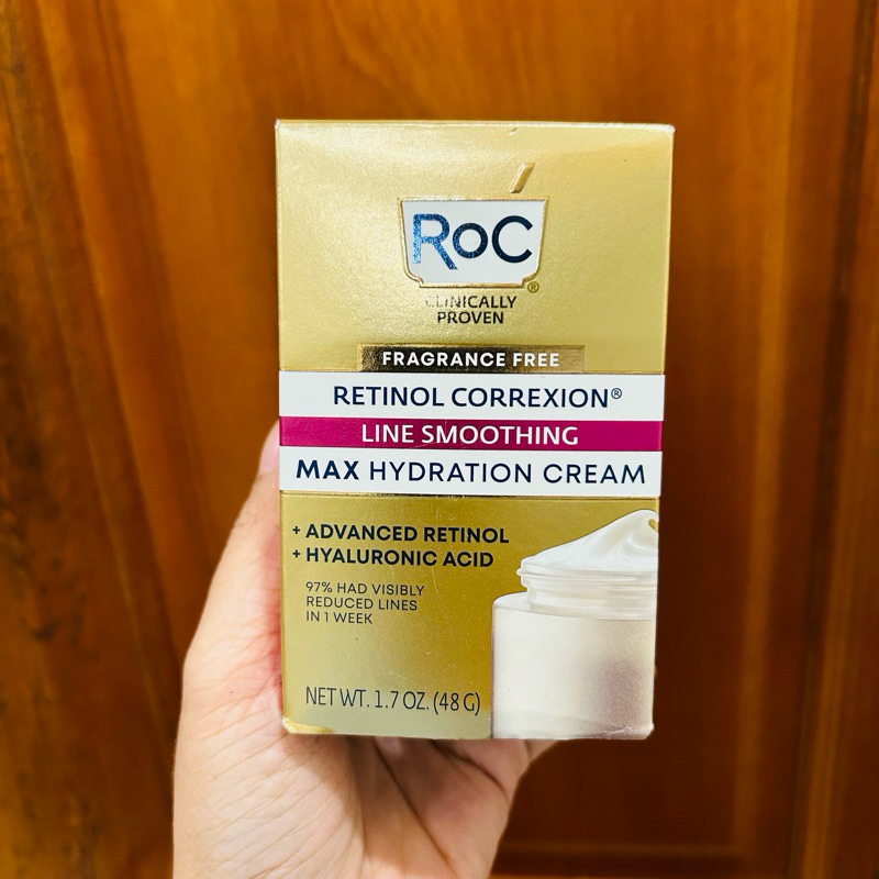 Roc Retinol Correcion Max Daily Hydration Creme 48g | Shopee Malaysia