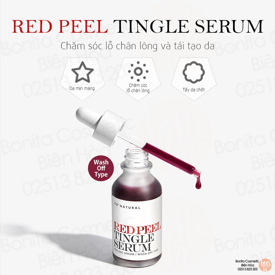[Liquidation Lost Shell, Mild Label, 1 Bottle] Red Peel Tingle Serum So ...