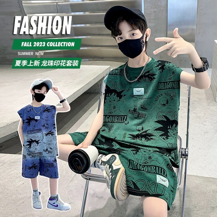 Set of clothes for boys 15-45kg with SULUKU pattern. Nice, airy ...