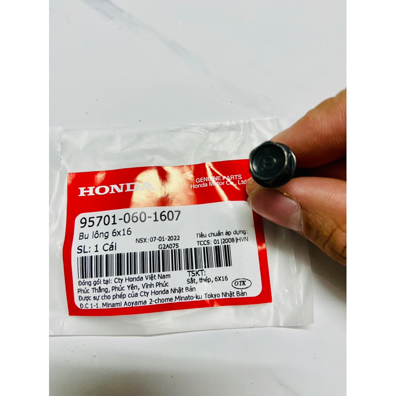Honda 6x16 bolts use black 10-gauge socket head | Shopee Malaysia