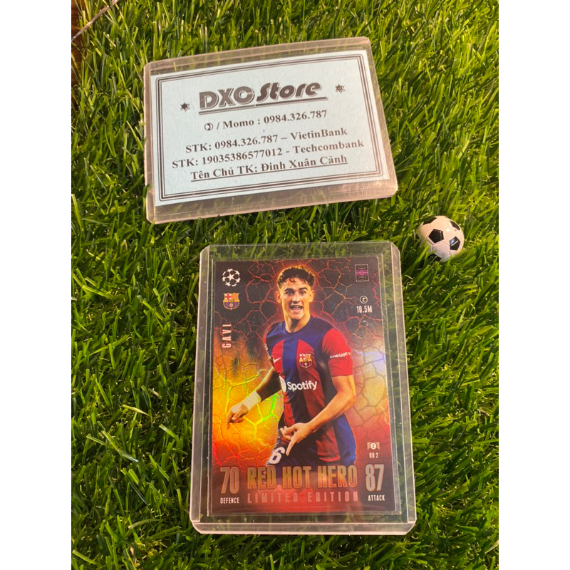 Retail Card - LIMITED EDITION - RED HOT HERO - TOPPS MATCH ATTAX 2024 ...