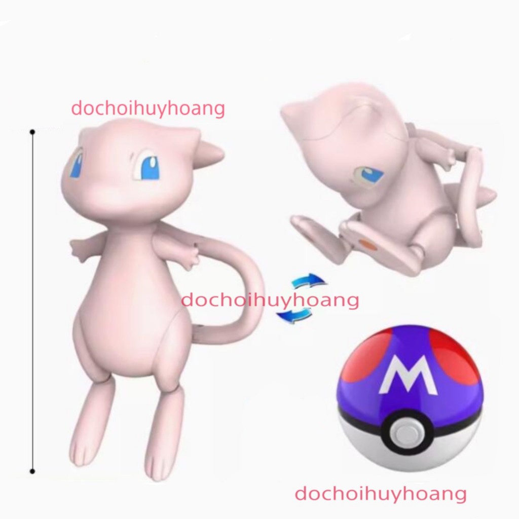 Pokemon Mew Mewtwo transformation assembly ball model toy | Shopee Malaysia