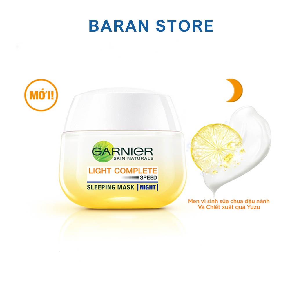 Garnier Light Complete Yoghurt Sleeping Mask 50ml Baran Shop Night ...