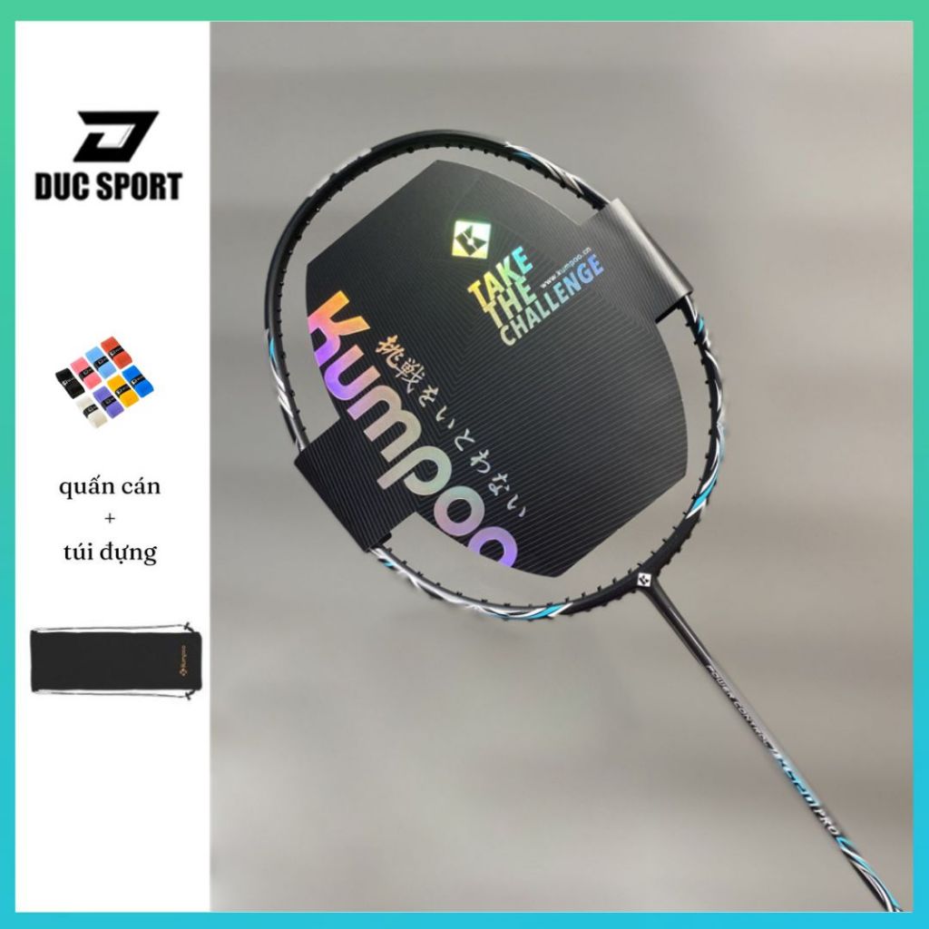 Kumpoo 520 Pro Badminton Racket, Genuine 4U Carbon Fiber, High Quality ...