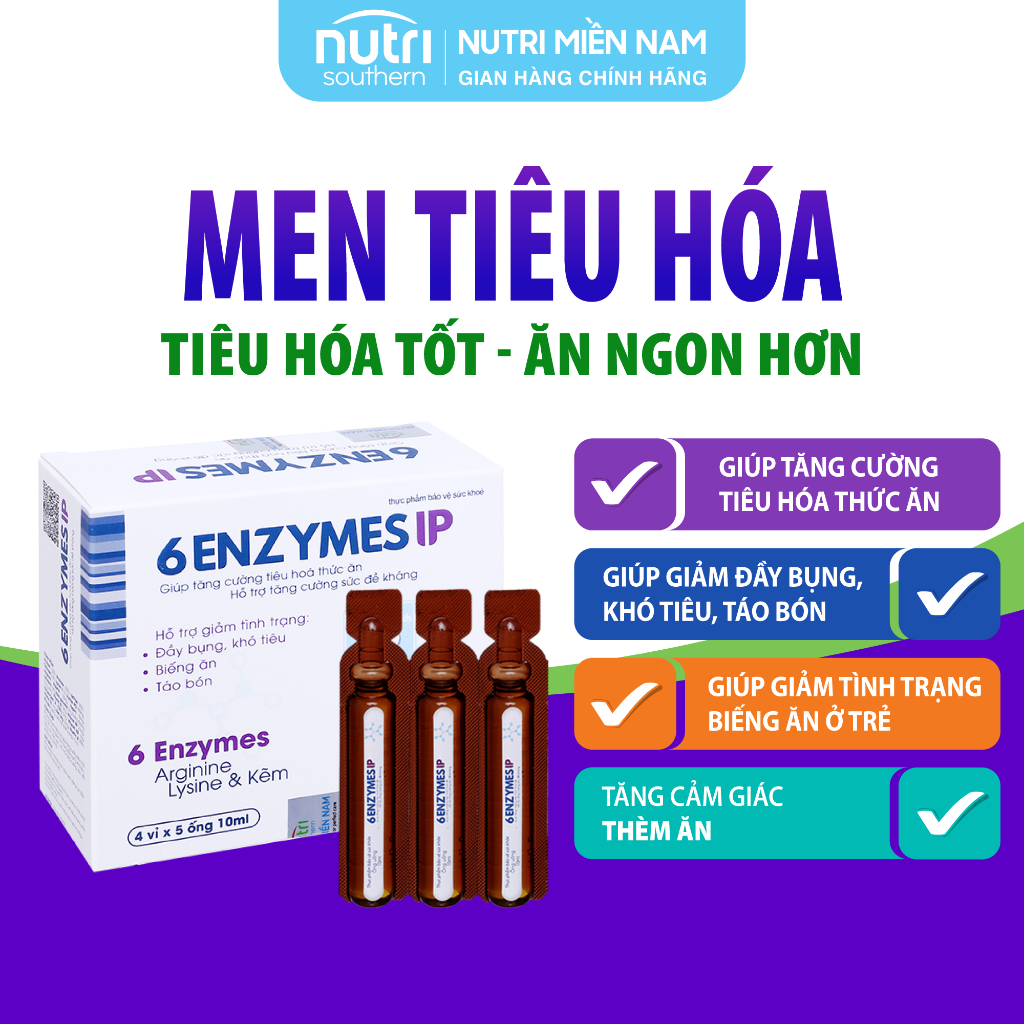 [Combo Of 2 Boxes] 6 ENZYMES IP Digestive Enzyme - Supports Digestion ...