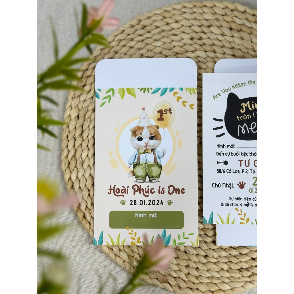 Birthday Card - Birthday CAT MEOW THEME FOR BOYS (price for 1 card ...