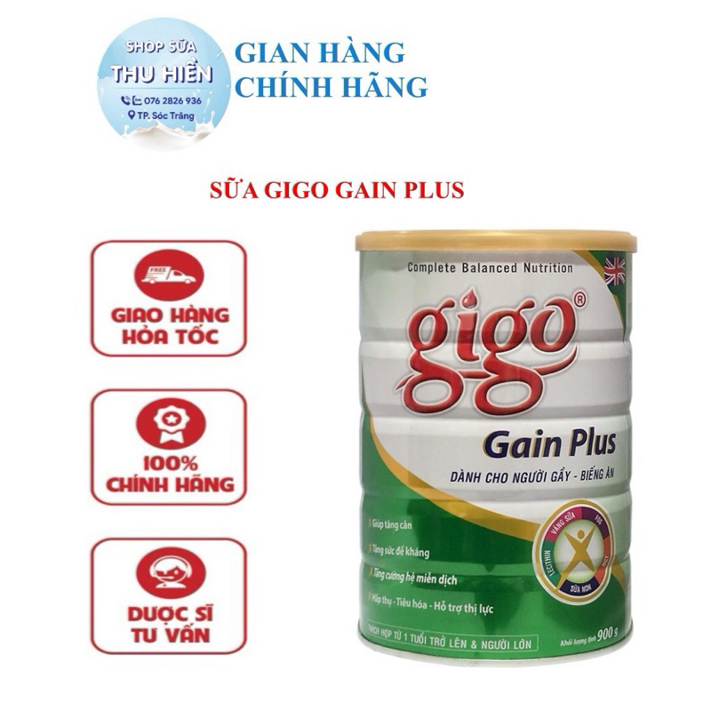 Gigo gain plus Powdered Milk 900g - For Thin People And Anorexia ...