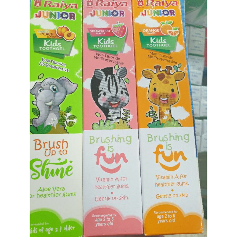 Raiya junior premium children's toothpaste, genuine imported from ...