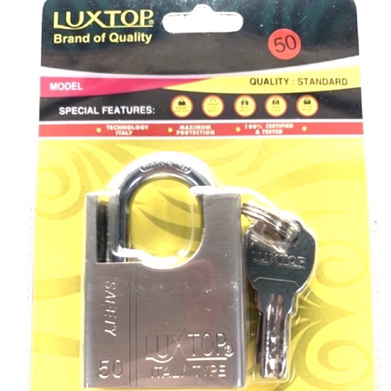 Luxtop 5cm anti-cut lock (key lock) | Shopee Malaysia