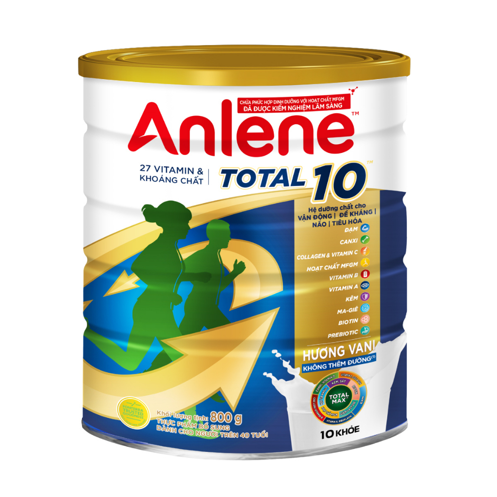 (Date 1/2026) Anlene TOTAL nutritional supplement milk powder 10 cans ...