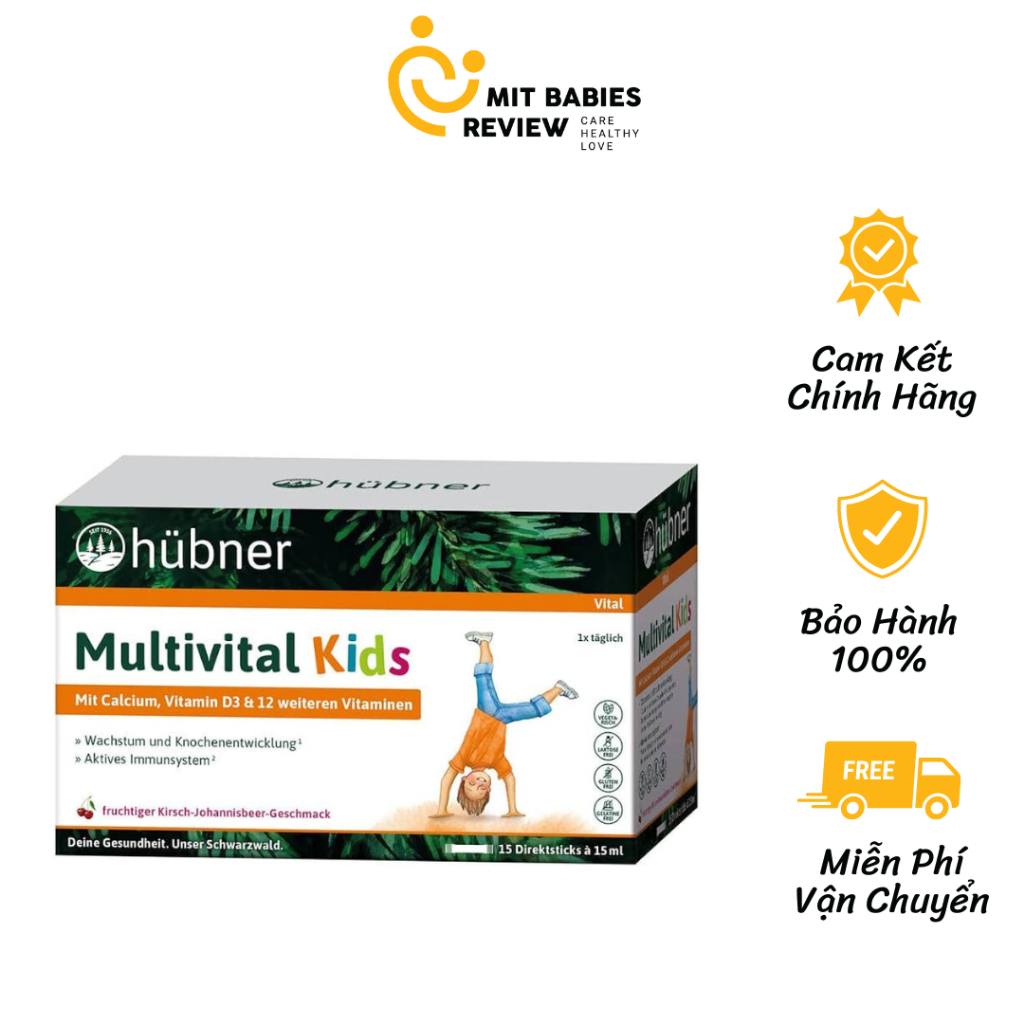 Hubner Multivital Kids 15 packs (Box) | Shopee Malaysia