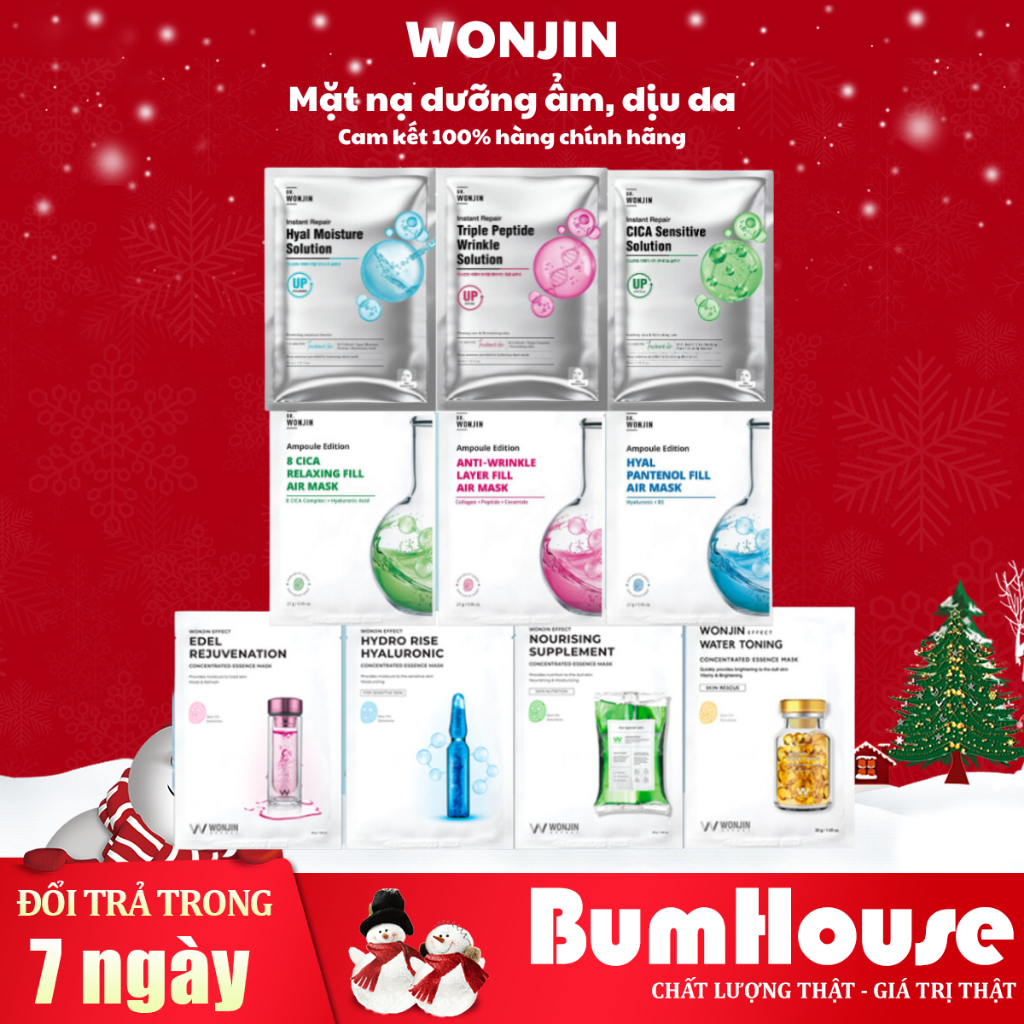 WonJin Effect Mask for Moisturizing, Whitening, and Restoring Skin 30g ...
