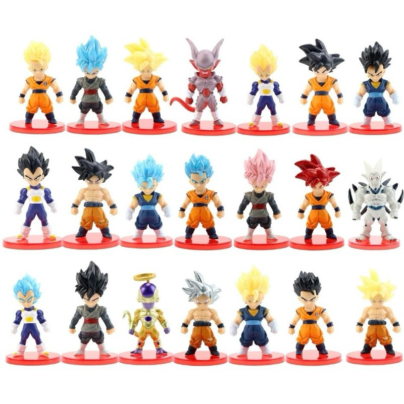 Dragonball Model Set of 20 Dragon Ball Chibi WCF Characters Version A ...