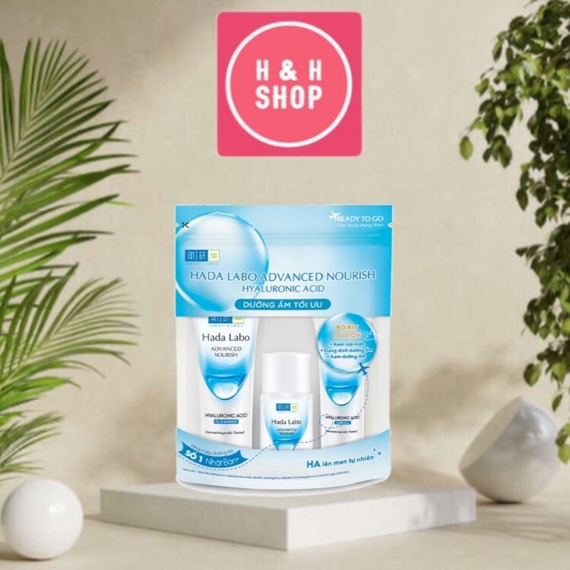 Hada Labo Advanced Nourish Travel Kit deep moisturizing Travel size set ...