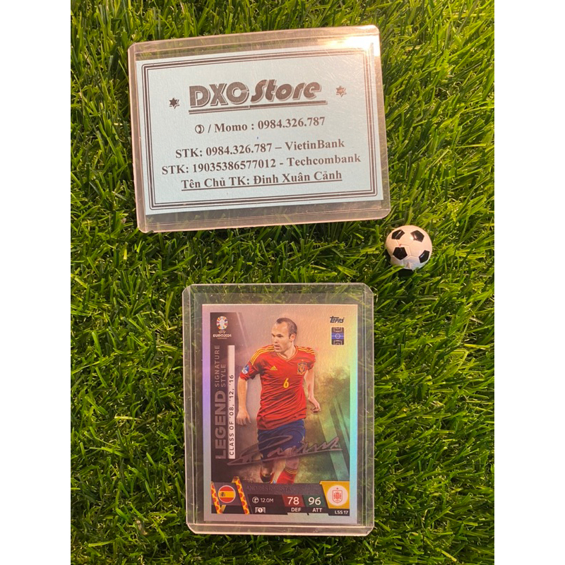 Retail Card - LEGEND - SIGNATURE STYLE - TOPPS MA EURO 2024 - ANDRES ...