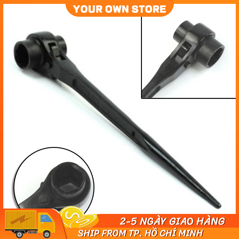 White rat-tail wrench 13-17 mm, YINGPAISI CR-V steel automatic ...