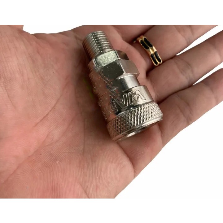 Wadfow 1/4 inch quick air connector WQP0953 (EXTERNAL TEETH) | Shopee ...