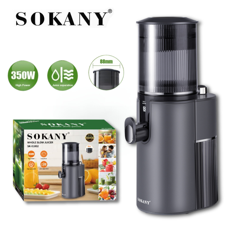 Sokany Fruit Slow Press Machine With Capacity Of 500W, Fast Rotation ...