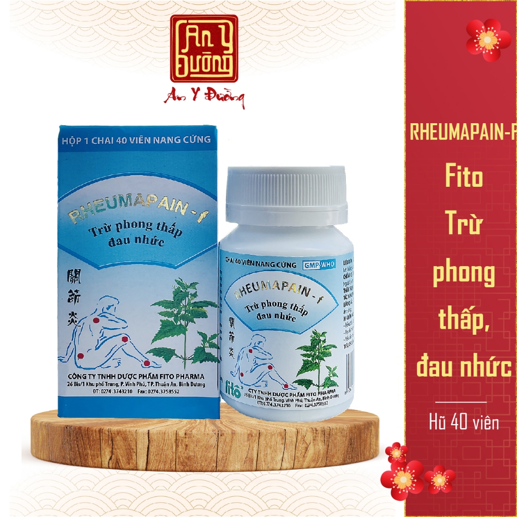 Rheumapain F Fito - Rheumatism, Joint Pain, Back Pain Knee (Vial 40 ...