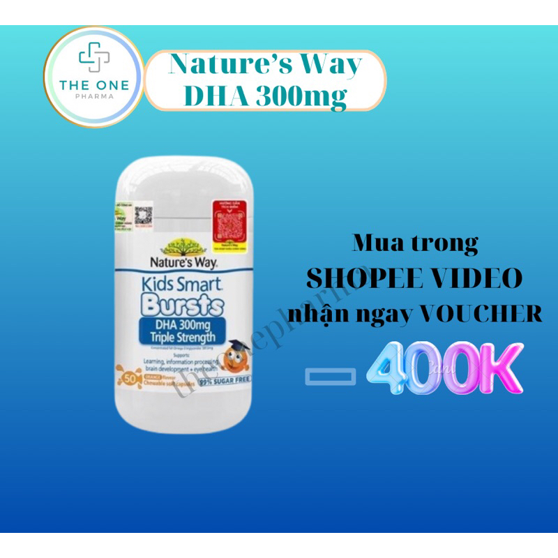 [Import] Nature's Way Kids Smart DHA 300mg Chewable Tablets - DHA ...