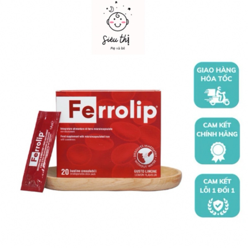 Ferrolip Bio Iron In Packs Of Iron Supplements For Pregnant Women With ...