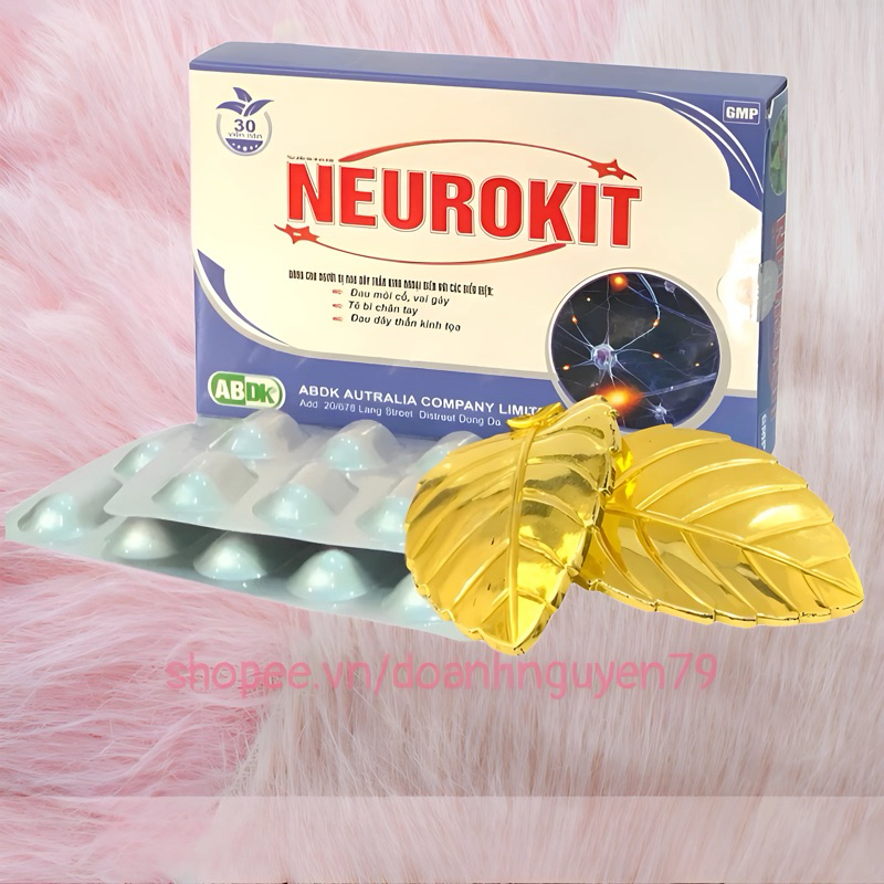 Neurokit Quang Thinh, box of 30 tablets, Nerve Pain, Numbness and Joint Pain | Shopee Malaysia