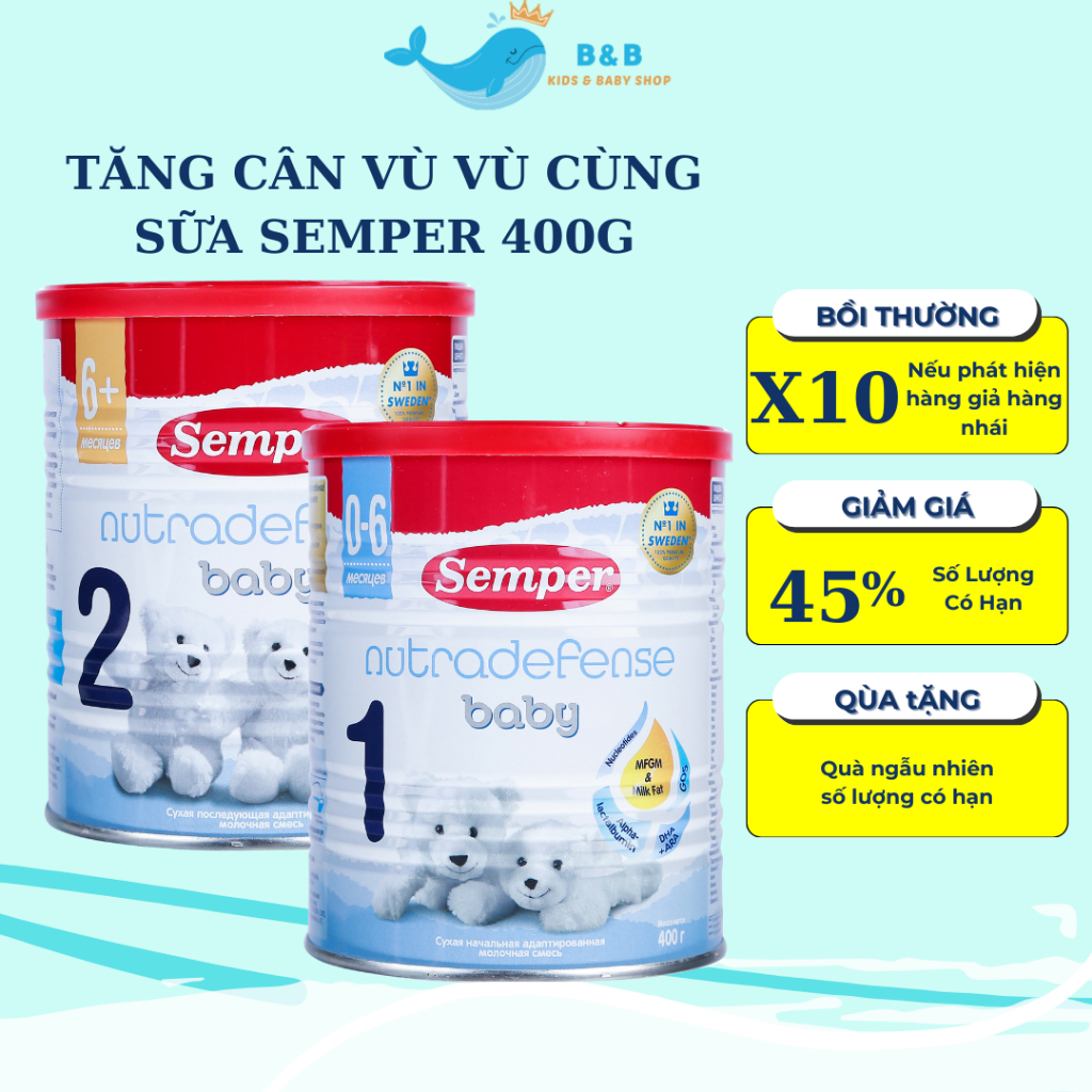 Genuine Russian Semper Nutradefense Milk 400g with Full Stamps to ...