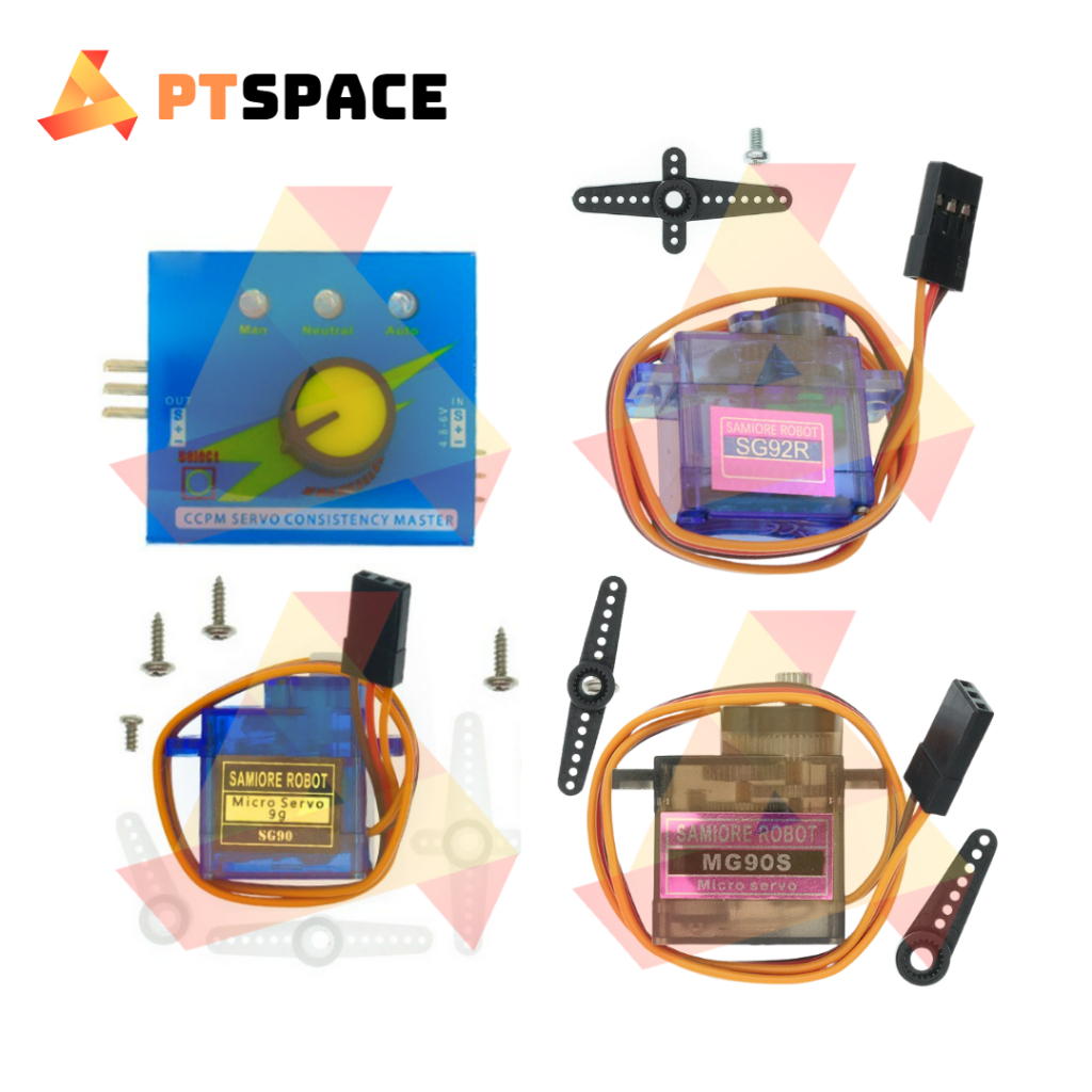 Servo Sg90 Sg92r Mg90s Motor With Gears | Shopee Malaysia