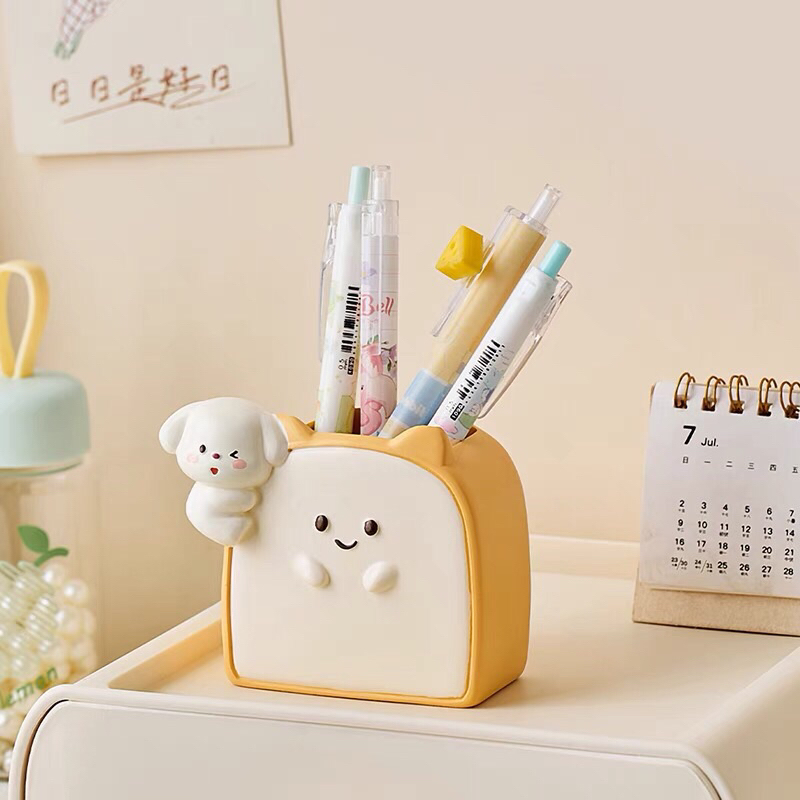 Plaster pen holder to decorate home deco study table. Super beautiful ...