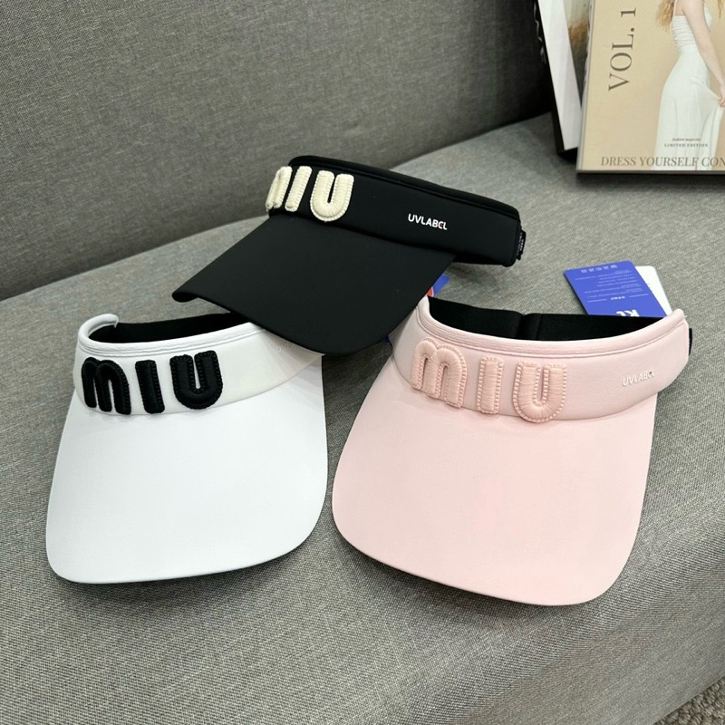 Miu hot Half Cap, 3D Embossed logo, Sporty Design, New Model 2024 Sun ...