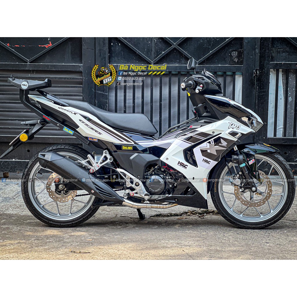 Rs REMOVABLE STICKER FOR WINNER X V3 BLACK AND WHITE | Shopee Malaysia