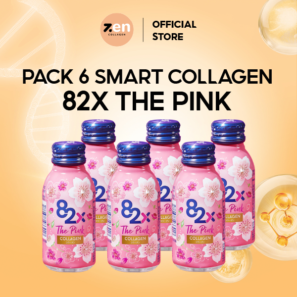 Zen Pack 6 collagen THE PINK Drinking Water Contains 1000mg collagen ...