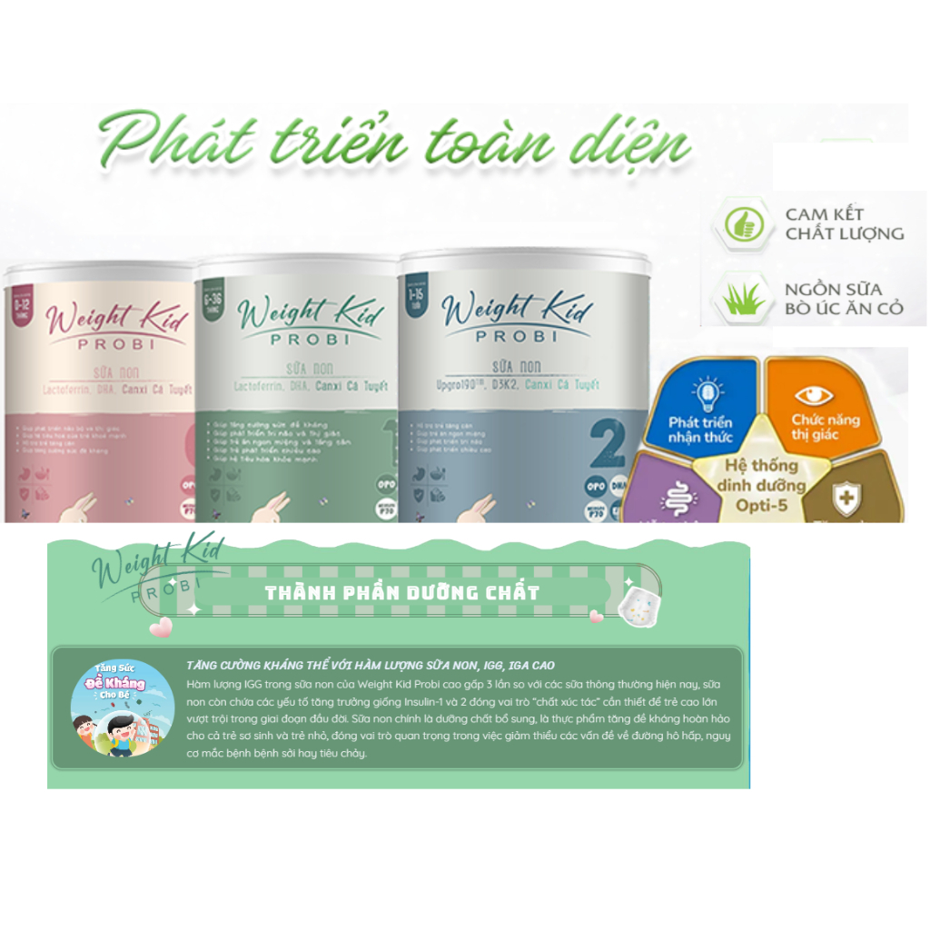 Weight kid probi Milk Supports Brain Development, Weight Gain, Height ...