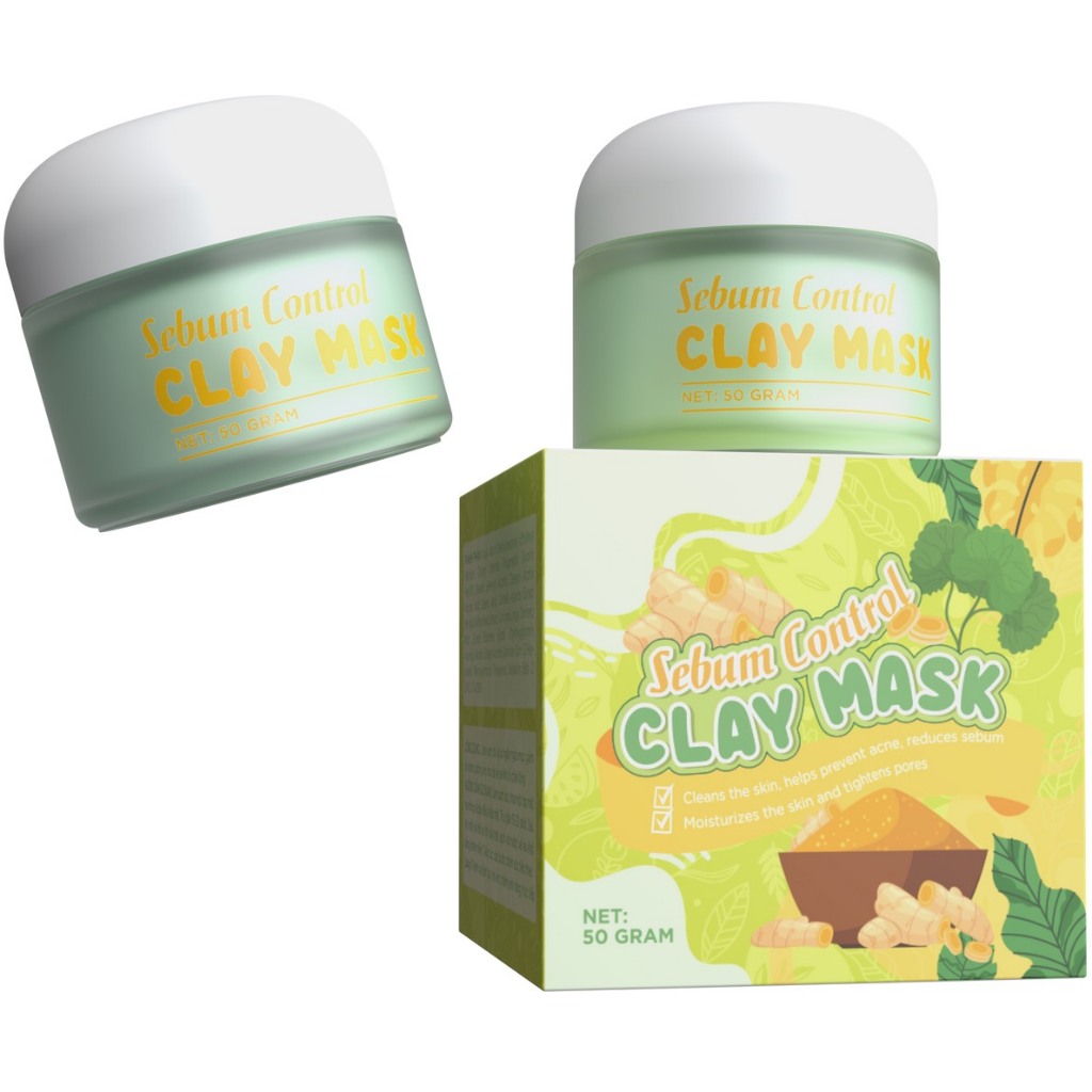 Purifying Clay Mask - Sebum Control Clay Mask - Sebum Control Clay Mask ...