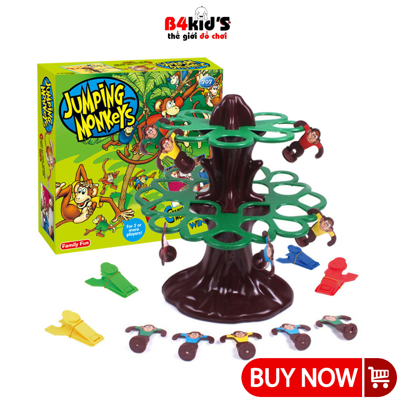 Jumping Monkeys board game toy Monkeys climbing trees for 2 to 4 ...