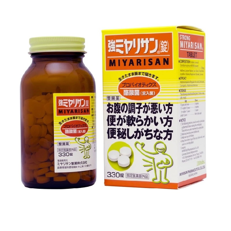 Japanese probiotic Miyarisan improves intestinal health (330 tablets ...