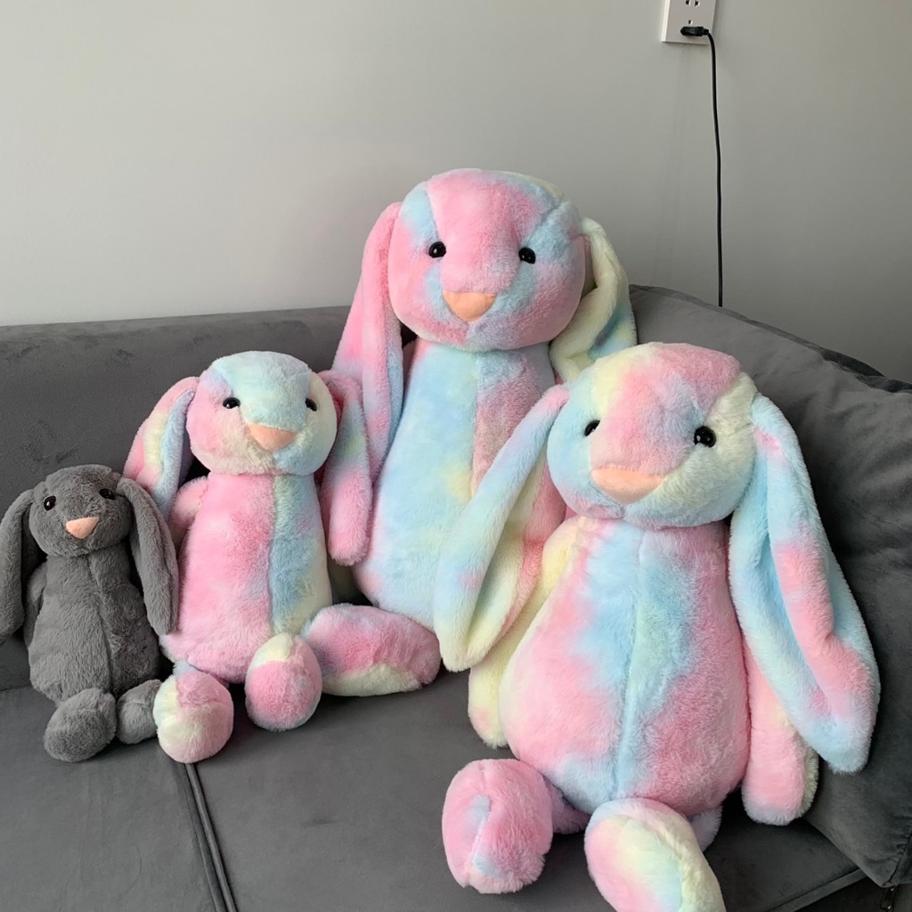 Stuffed Animal, Super Cute Long Eared Rabbit Teddy Bear Jellycat Bunny ...