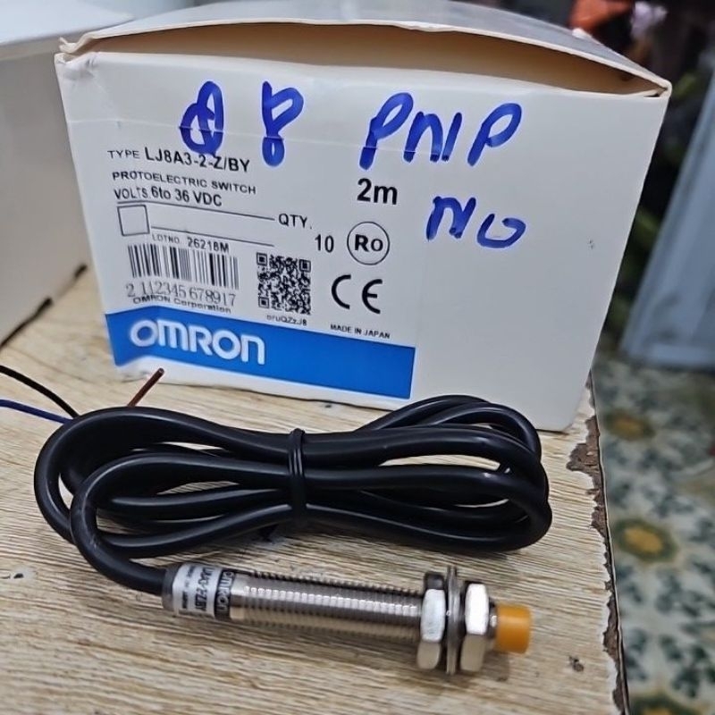Omron PNP NO phi 8 Proximity Sensor LJ8A3-2-Z/BY | Shopee Malaysia