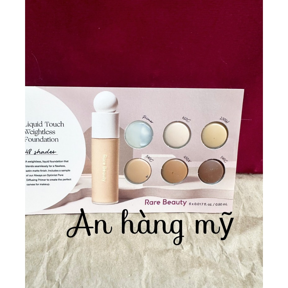 Sample Rare Beauty Liquid Touch Weightless Foundation | Shopee Malaysia