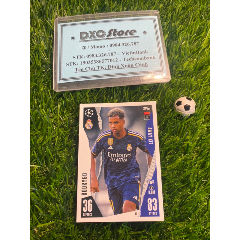 Retail Card - AWAY KIT - TOPPS MA EXTRA 2024 - RODRYGO (REAL MADRID ...
