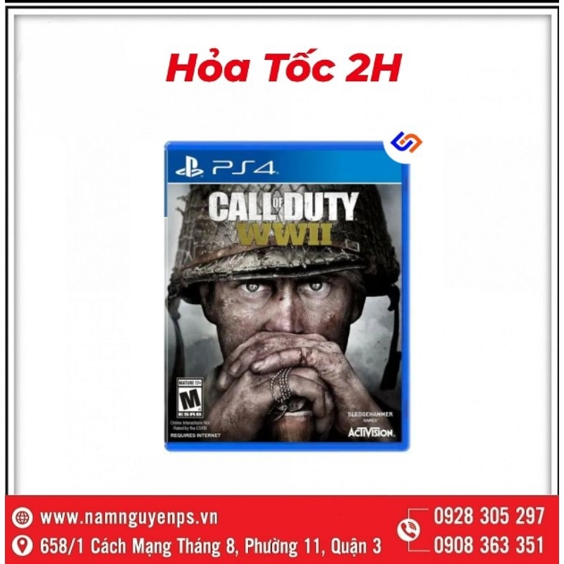 Ps4 Game Disc | Call Of Duty WWII COD WW2 | Shopee Malaysia